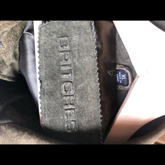 Britches | Jackets & Coats | Genuine Army Green Leather Jacket | Poshmark